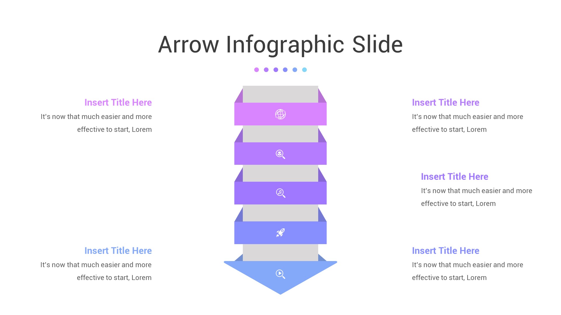 Arrow Infographic PowerPoint Template, Presentation Templates ...