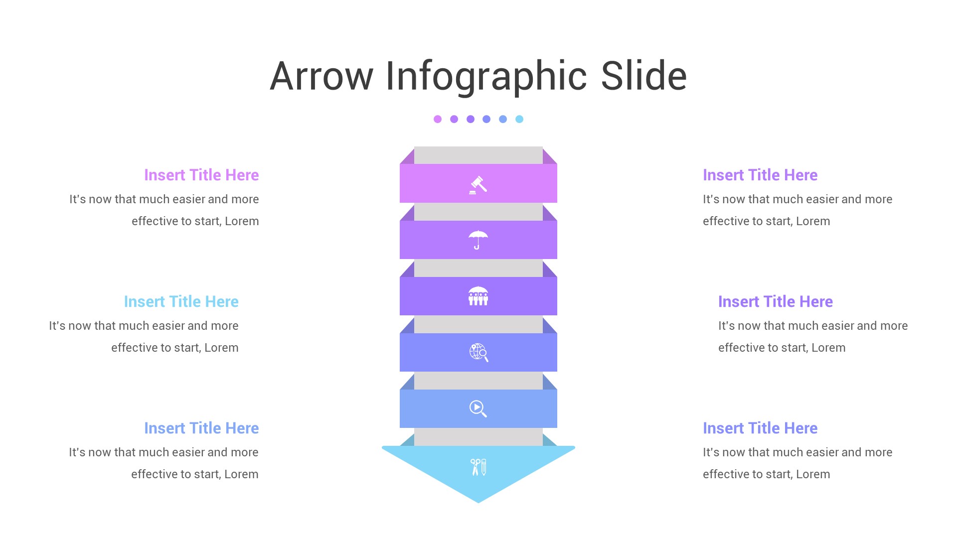 Arrow Infographic PowerPoint Template, Presentation Templates ...
