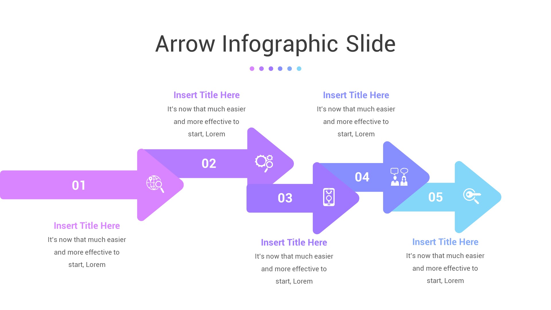 Arrow Infographic PowerPoint Template, Presentation Templates ...