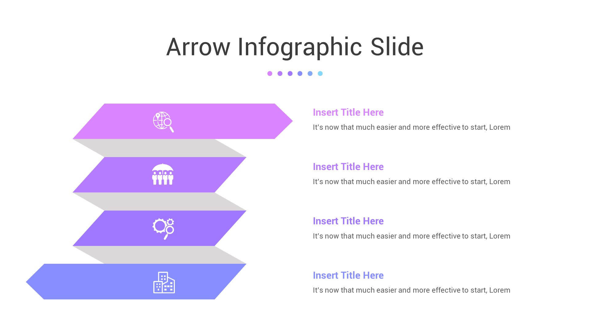 Arrow Infographic PowerPoint Template, Presentation Templates ...
