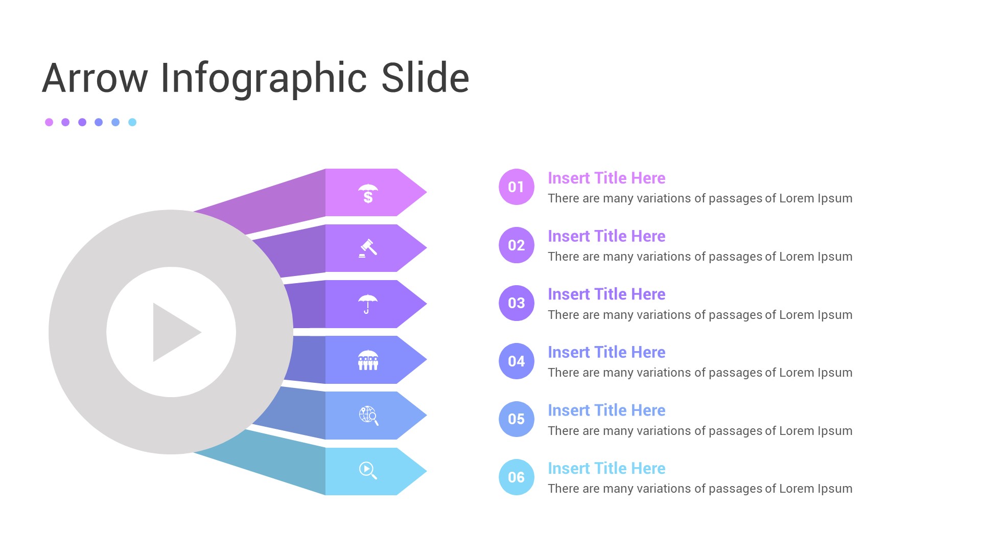Arrow Infographic PowerPoint Template, Presentation Templates ...