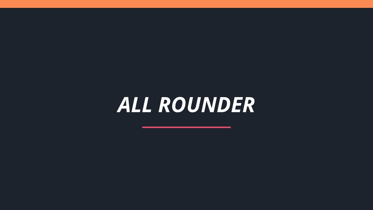 All Rounder Powerpoint Presentation Template, Presentation Templates