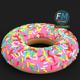 Stylized donut with sprinkles by FrancescoMilanese85 | 3DOcean