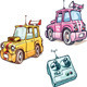 Two RC cars, Vectors | GraphicRiver