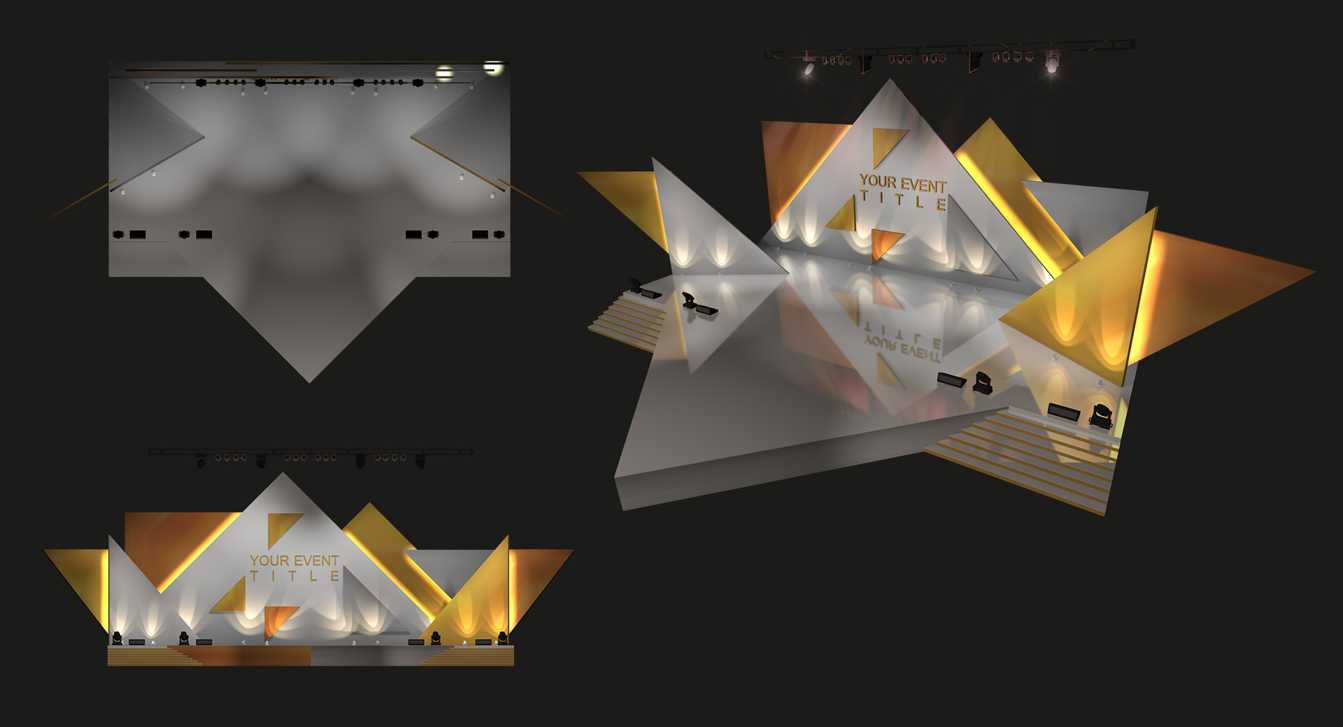Triangle Style Stage by robertshing | 3DOcean