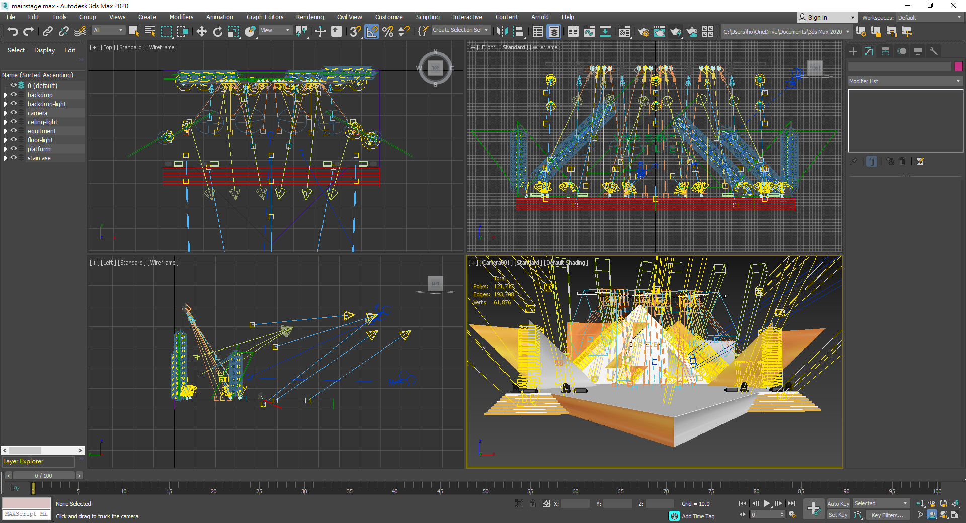 Triangle Style Stage by robertshing | 3DOcean