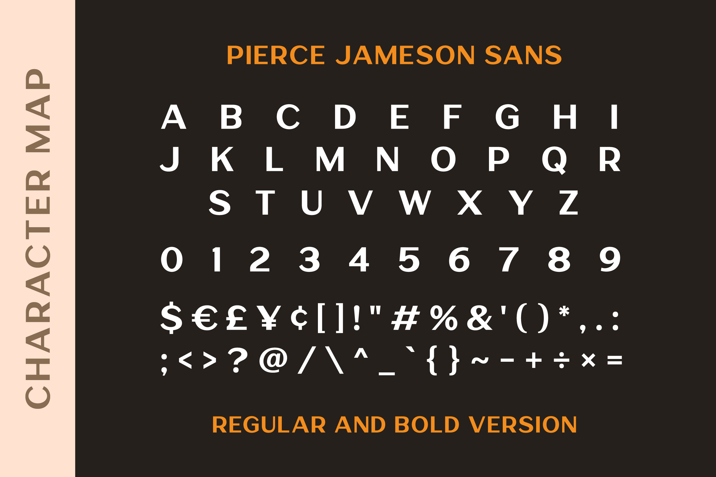Pierce Jameson - Font Family, Fonts | GraphicRiver