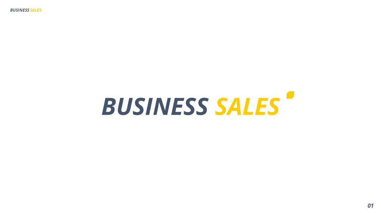 Business Sales Powerpoint Presentation Template, Presentation Templates