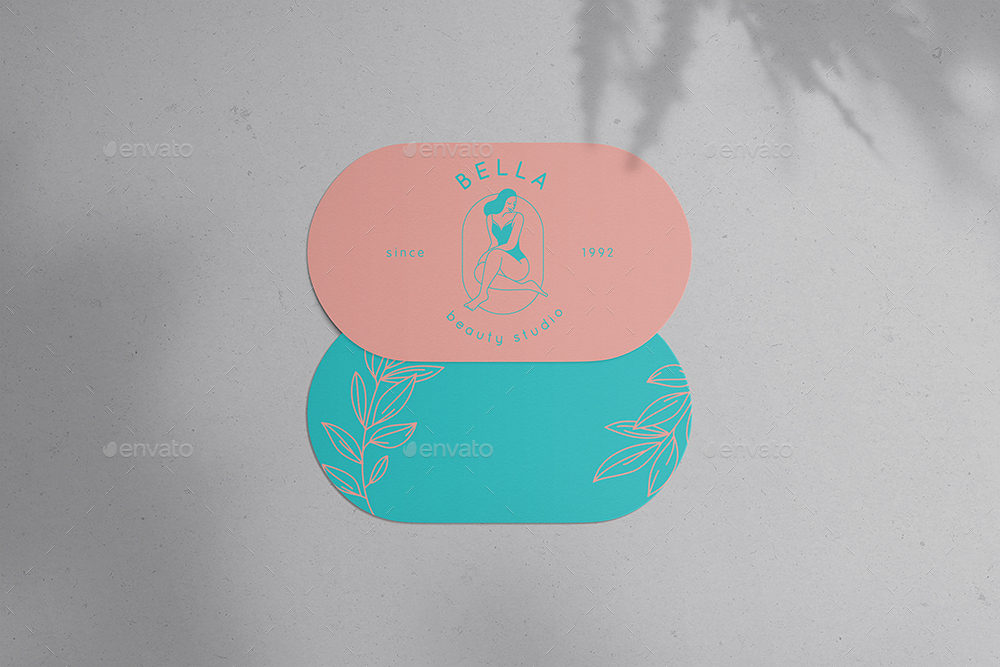 Rounded Corners Stickers / Cards Mock-Ups Vol.1, Graphics | GraphicRiver