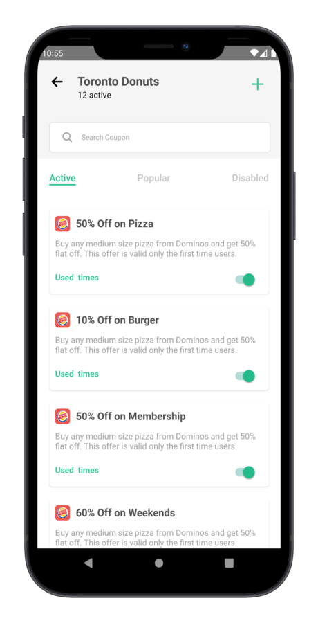 Coupon Offer App - React Native Theme by devlab-works | CodeCanyon