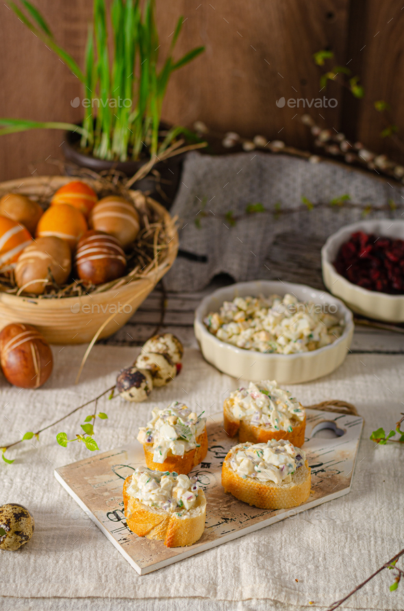 Easter egg spread bio Stock Photo by PeteerS | PhotoDune