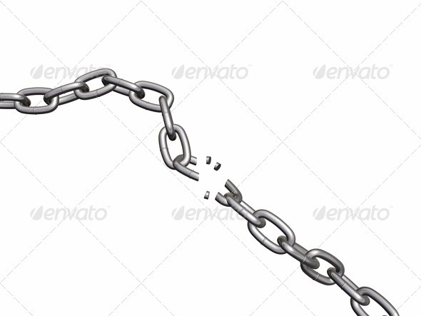 Breaking chain by kjpargeter | GraphicRiver