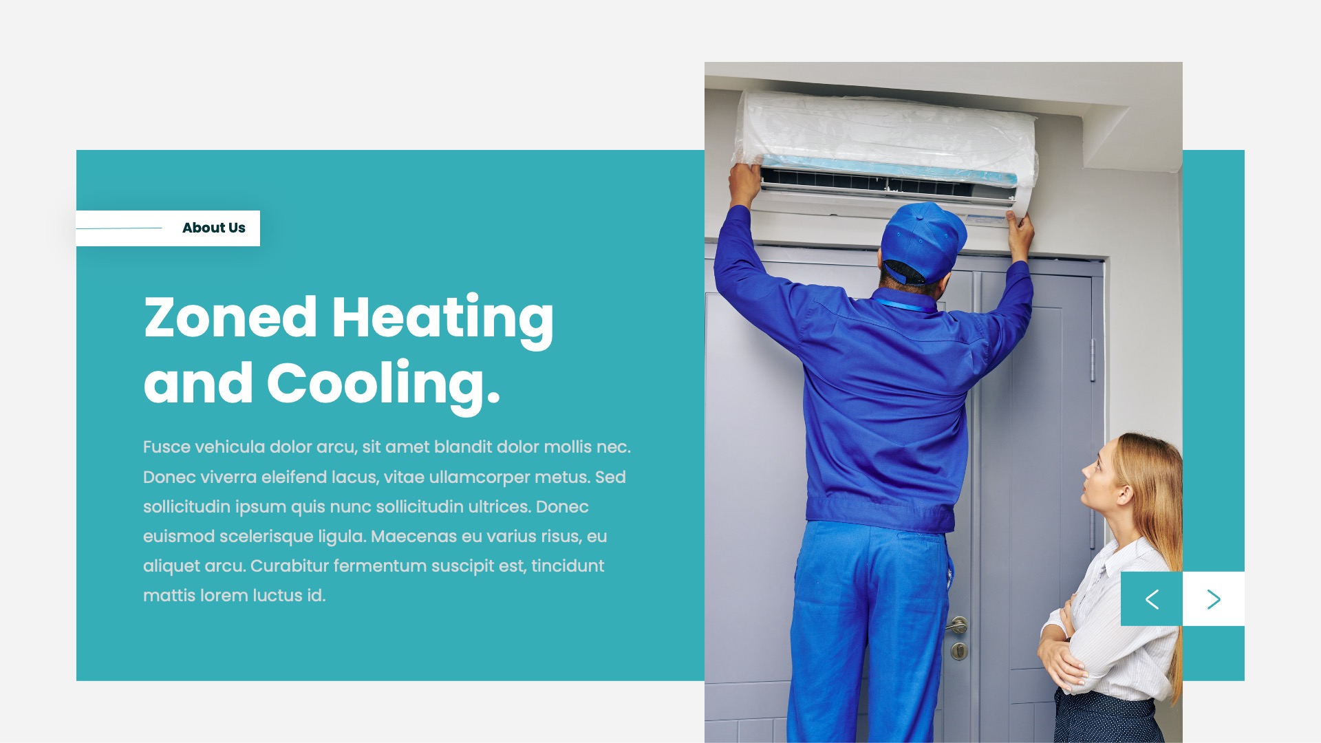 COOLY - Air Conditioning & Heating Services Powerpoint Template ...