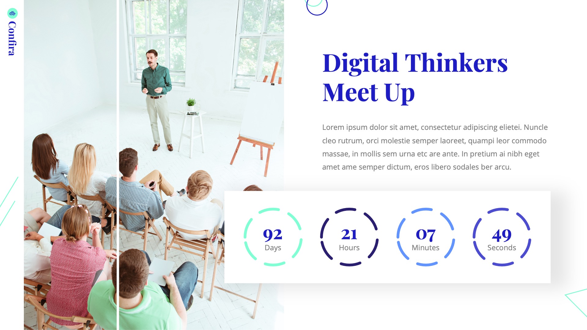 CONFIRA - Webinar & Online Conference Google Slides Template ...