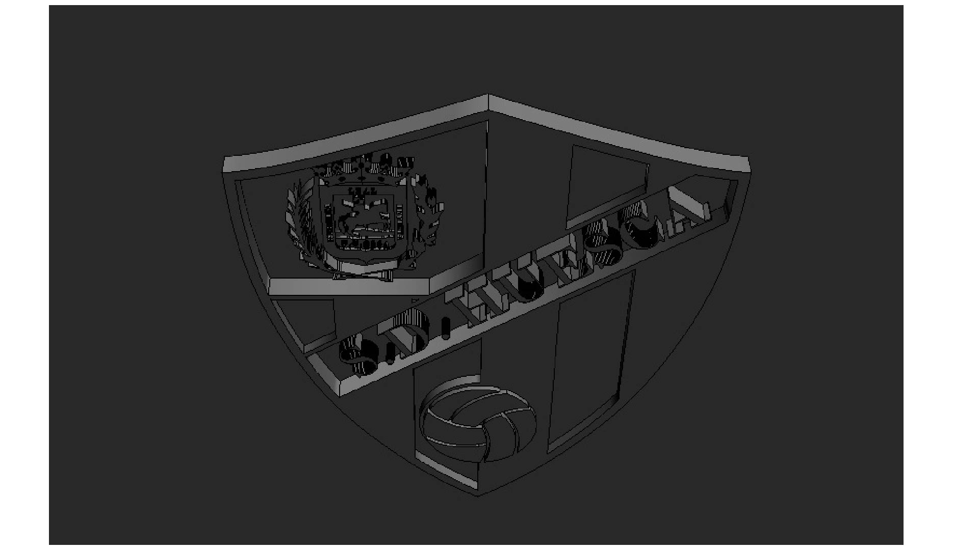 SD Huesca Logo by wael-moussa | 3DOcean