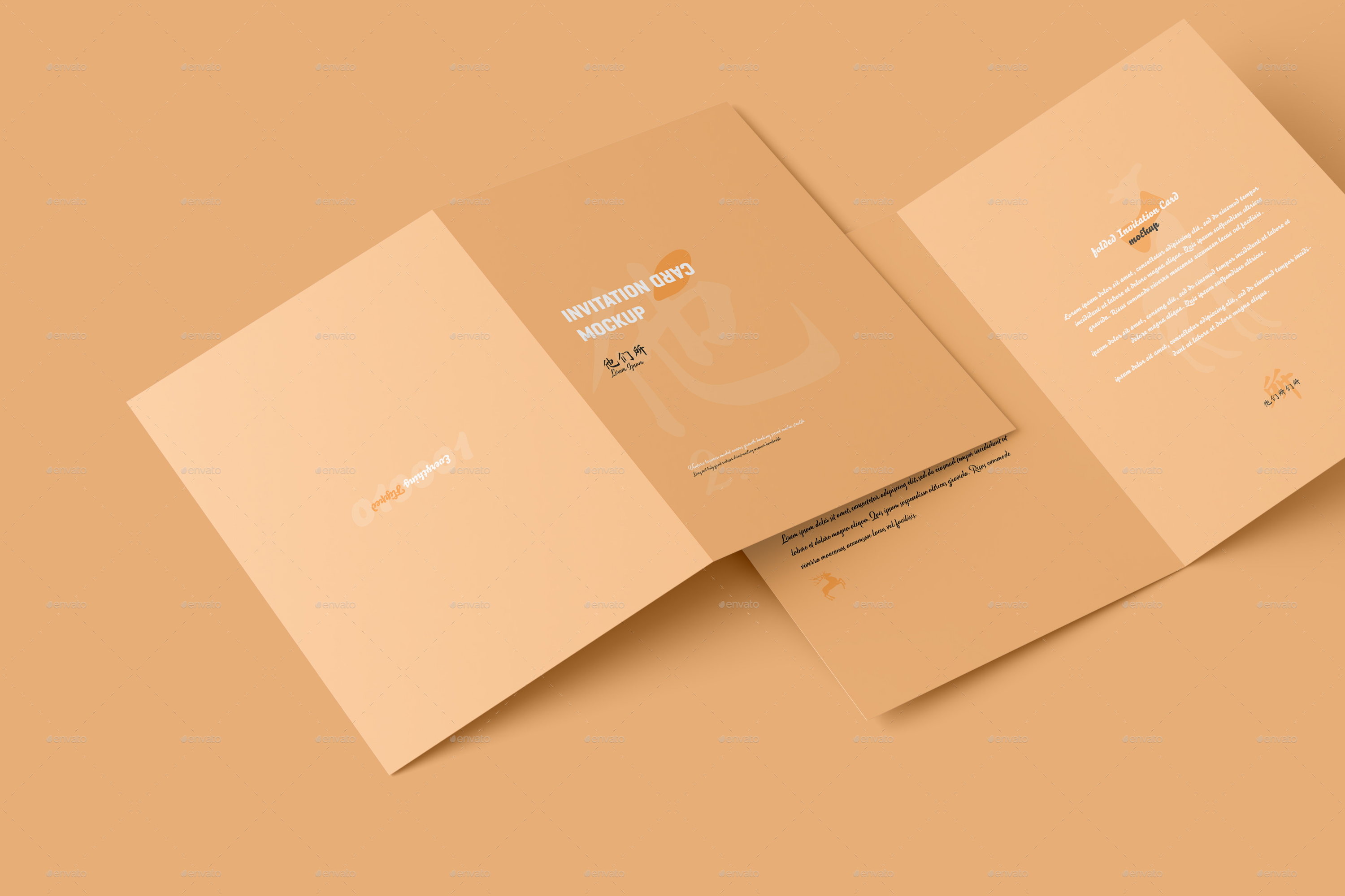 A5 / A6 Invitation Card Mockup With Envelope, Graphics | GraphicRiver