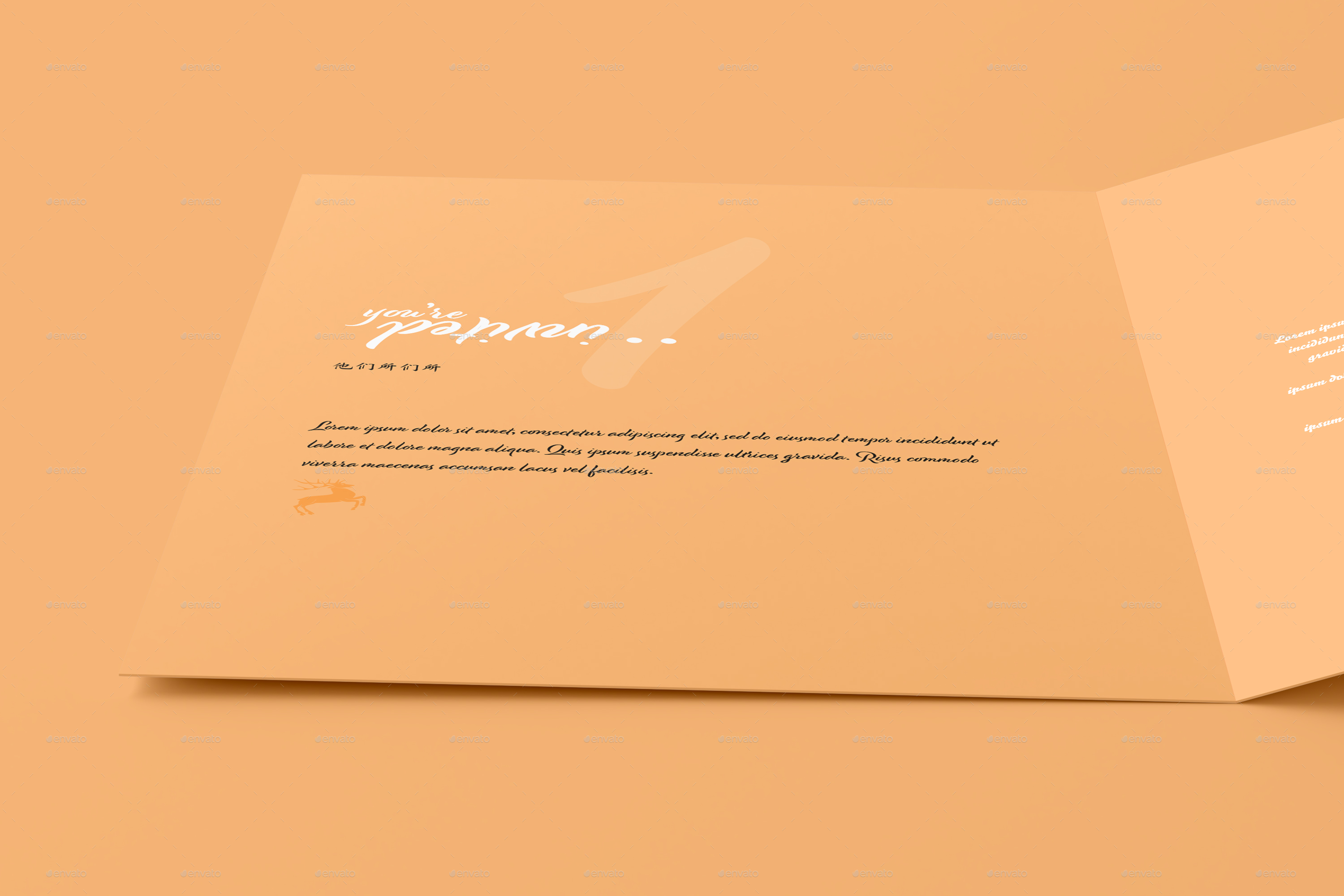 A5 / A6 Invitation Card Mockup With Envelope, Graphics | GraphicRiver
