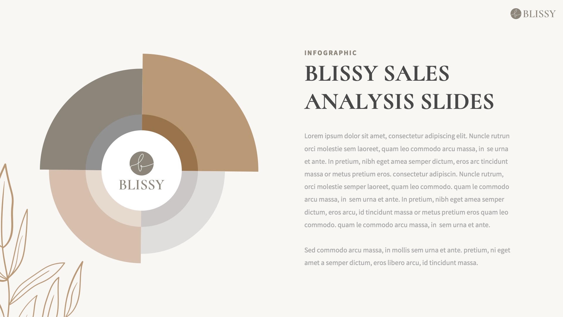 BLISSY - Wedding & Event Powerpoint Template, Presentation Templates