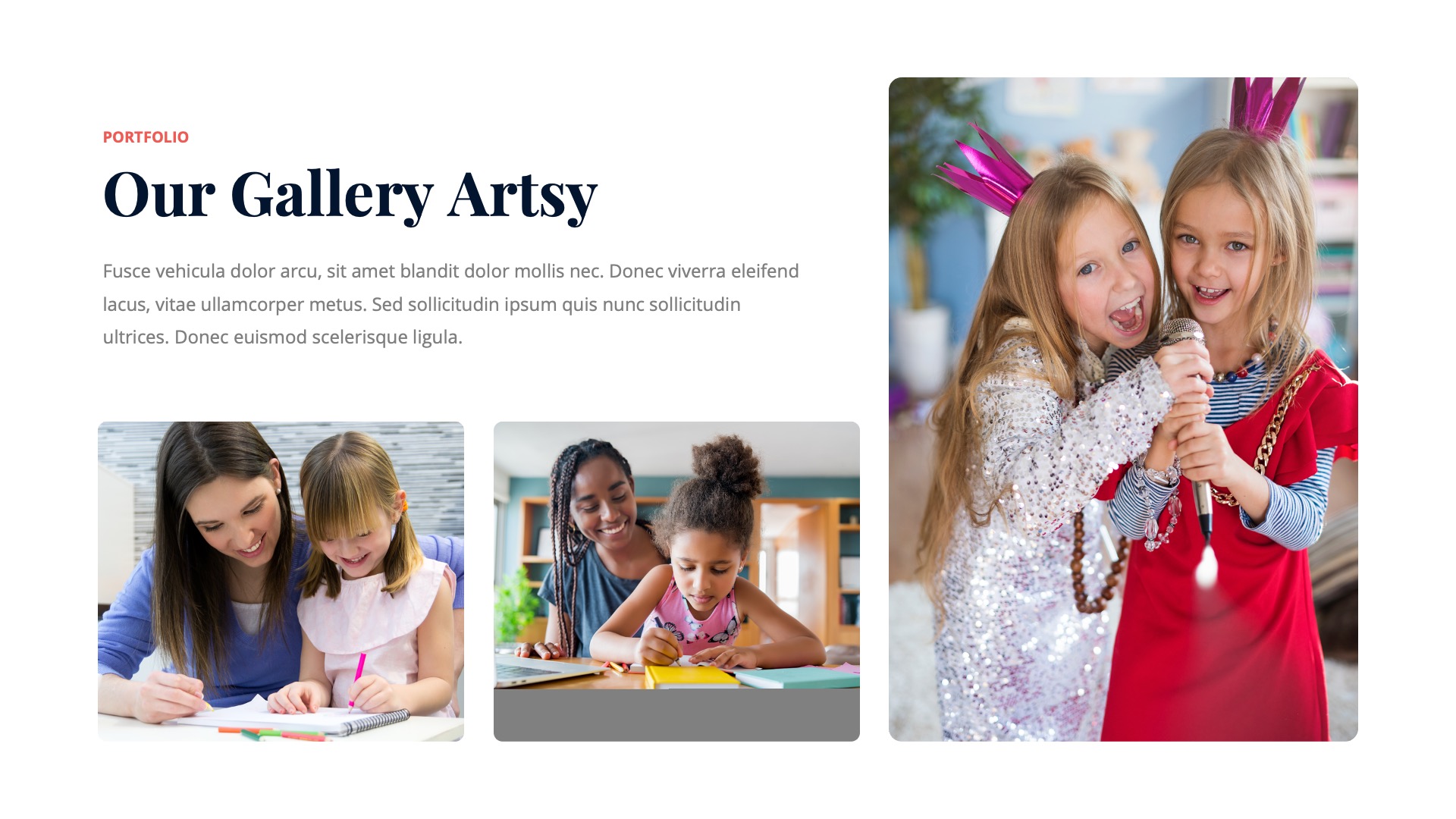 Artsy - Art & Music School Google Slides Template, Presentation Templates