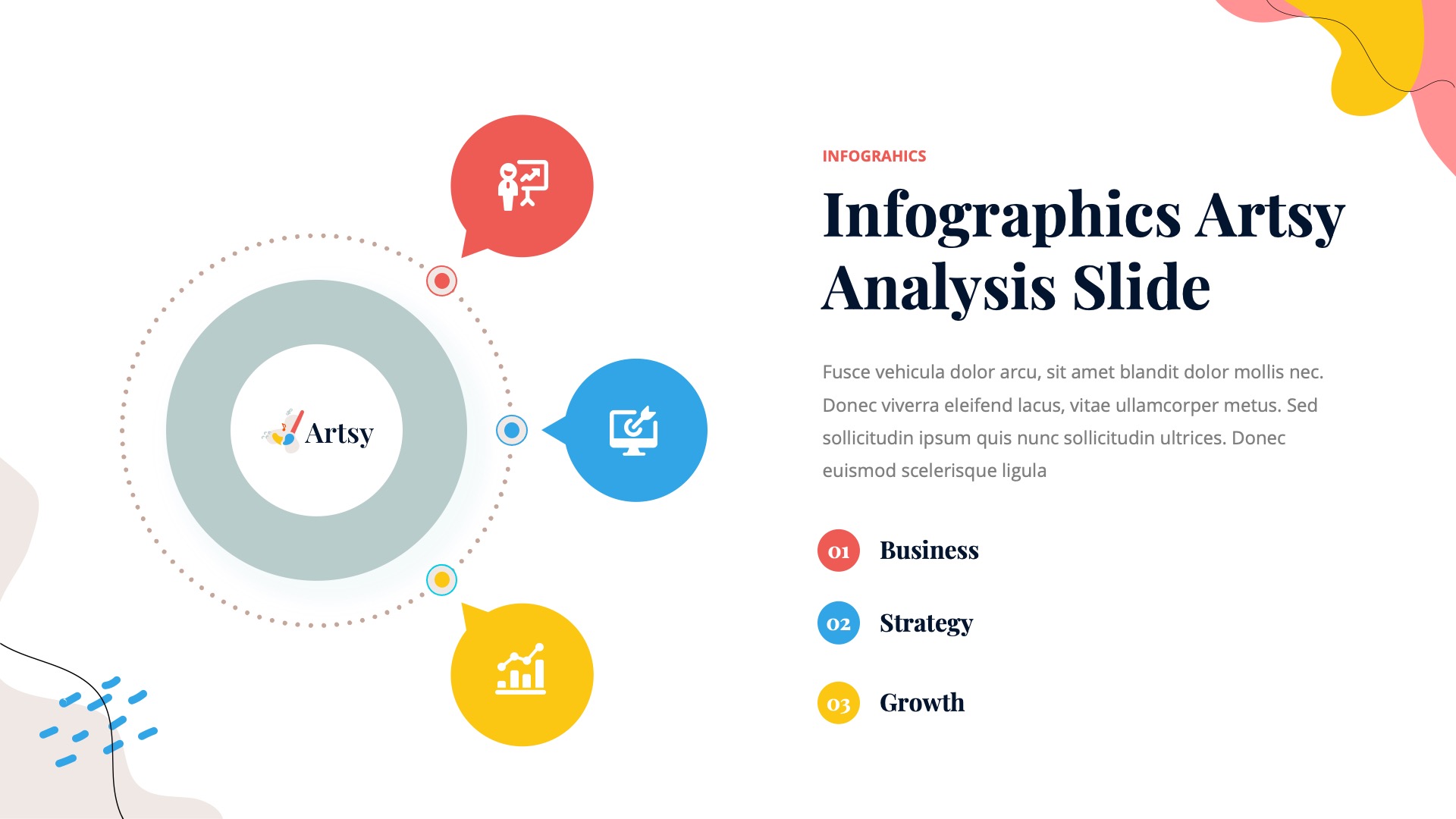 Artsy - Art & Music School Google Slides Template, Presentation Templates