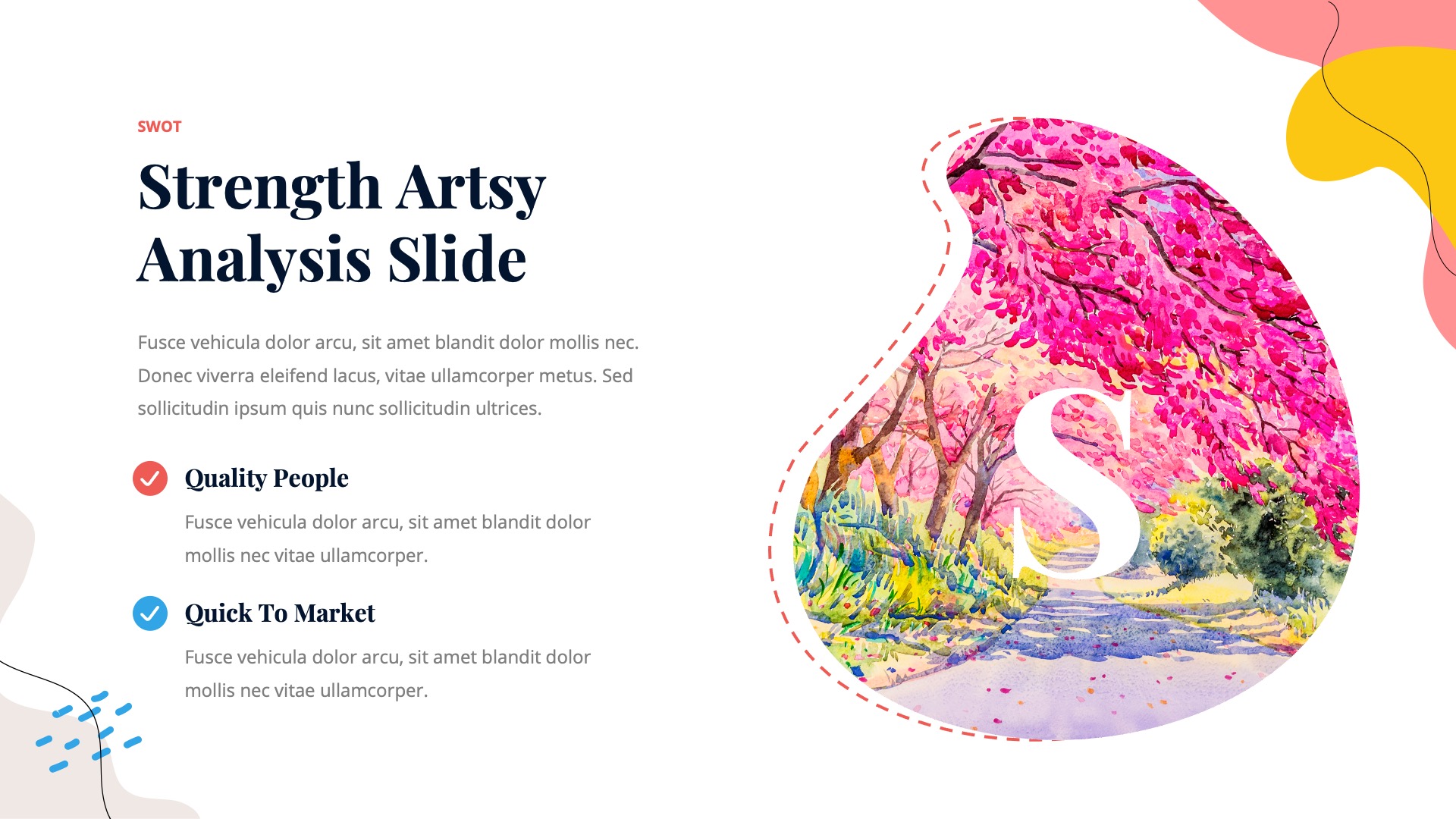 Artsy - Art & Music School Google Slides Template, Presentation Templates