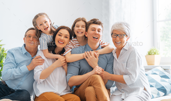 Happy loving family Stock Photo by choreograph | PhotoDune