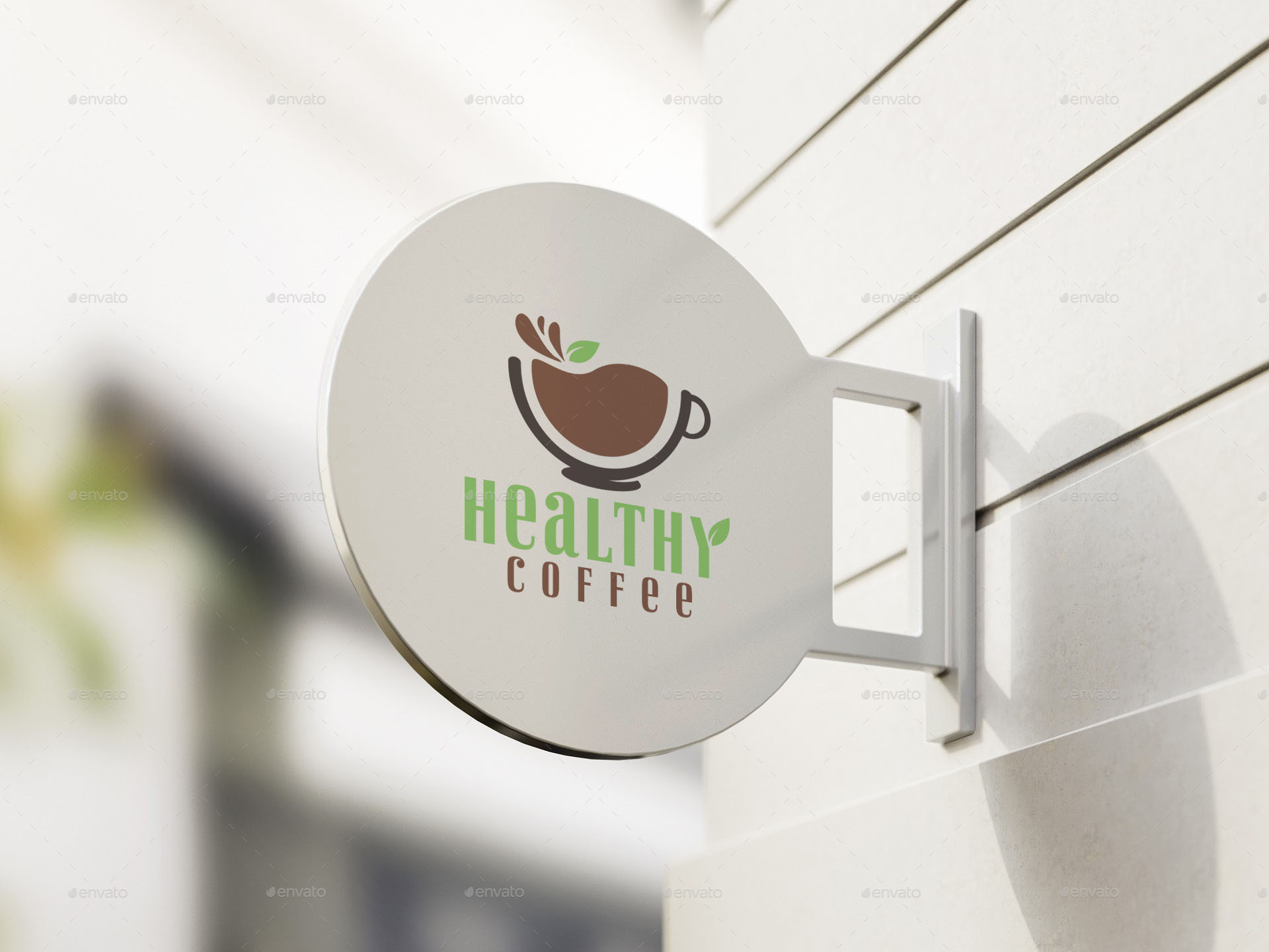Healthy Coffee Logo, Logo Templates | GraphicRiver