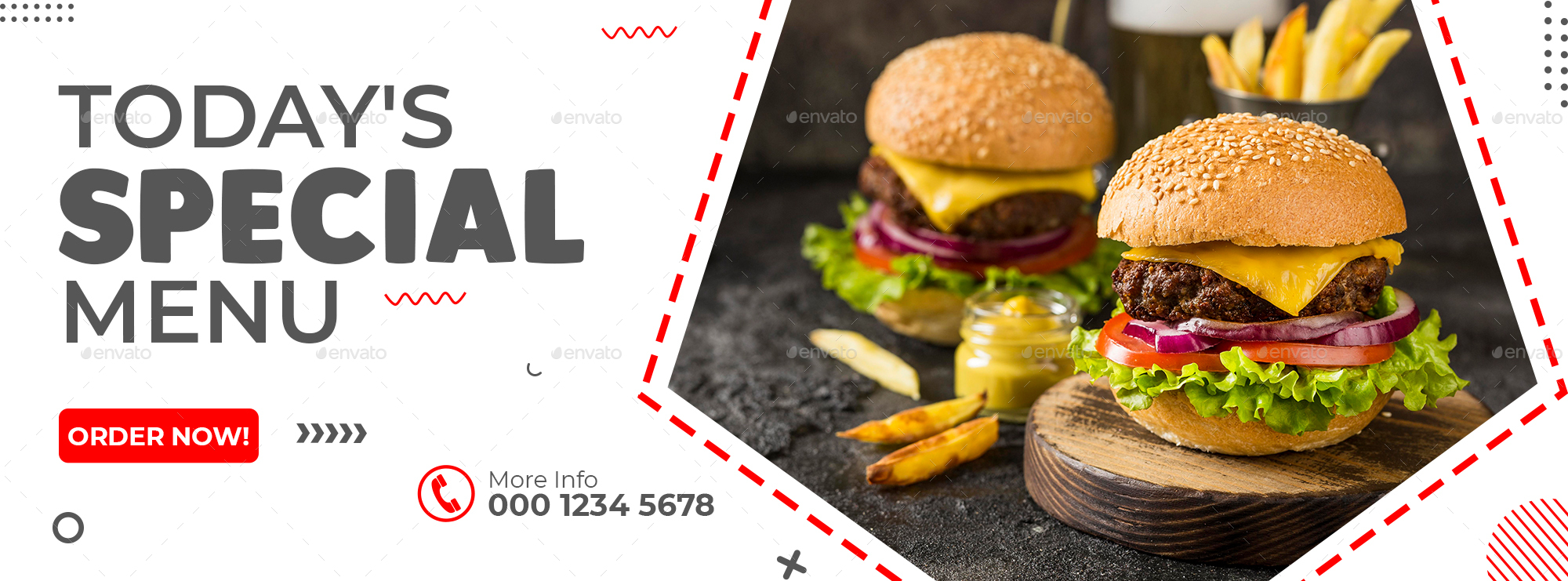 Food Facebook Cover, Web Elements | GraphicRiver