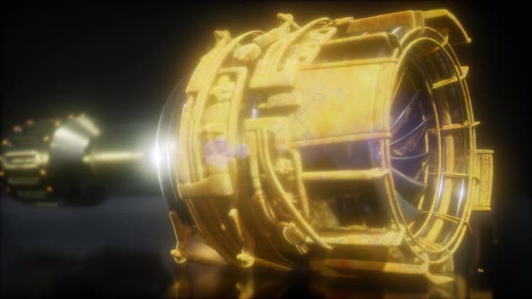 Rotate Jet Engine Turbine, Motion Graphics | VideoHive