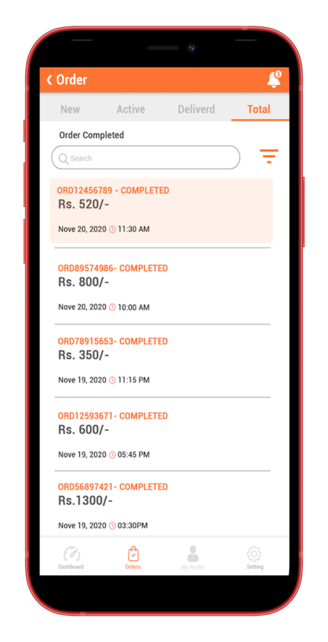 Delivery Boy - Flutter App UI Template by DesignsFactory | CodeCanyon