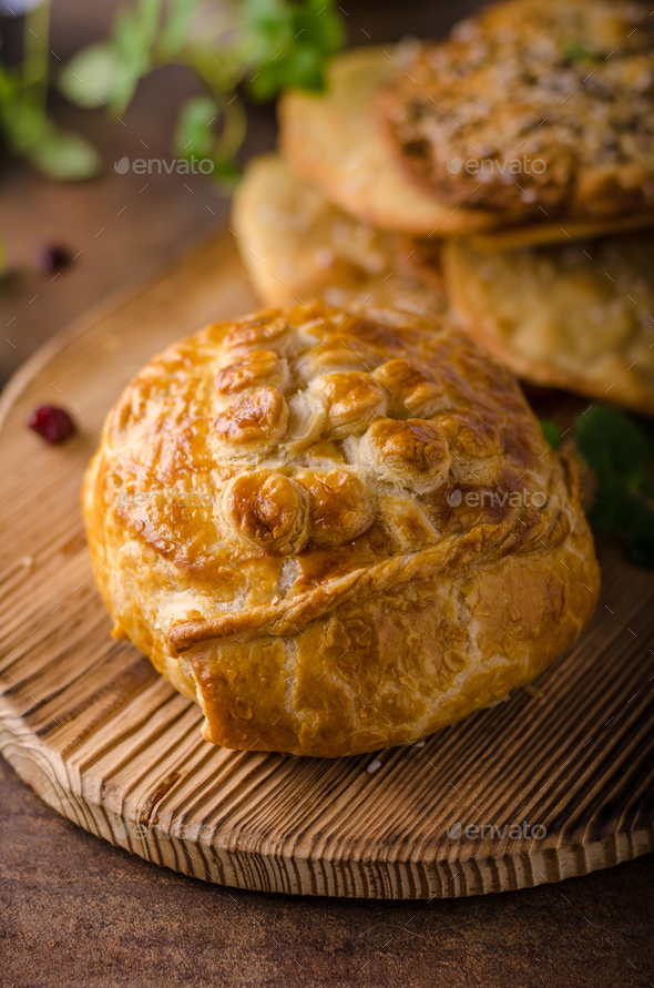 Puff pastry stuffed by camembert Stock Photo by PeteerS | PhotoDune