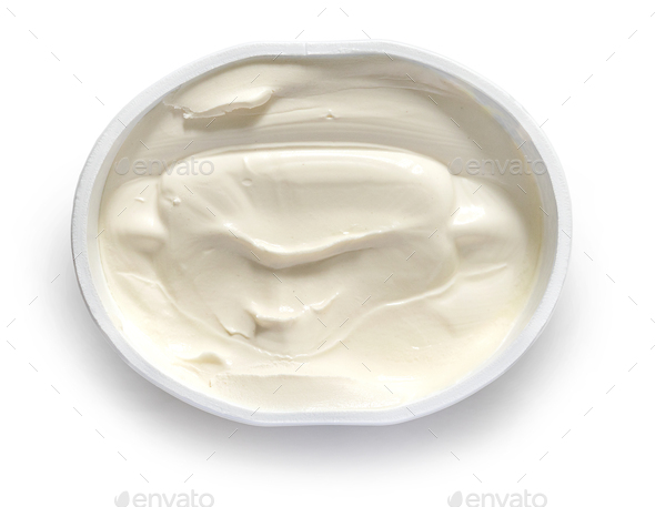 fresh cream cheese Stock Photo by magone | PhotoDune