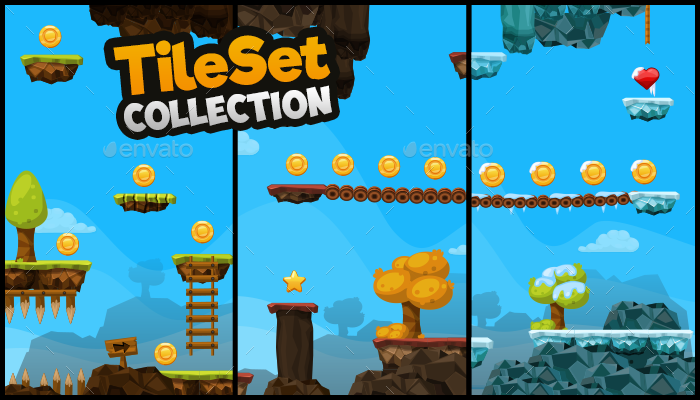 Tile Set Collection, Game Assets | GraphicRiver