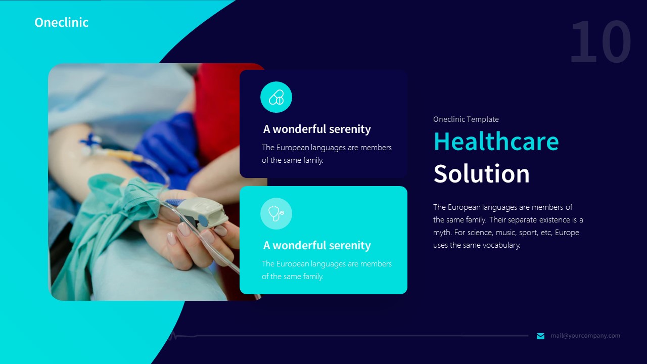 OneClinic Medical PowerPoint Template, Presentation Templates ...