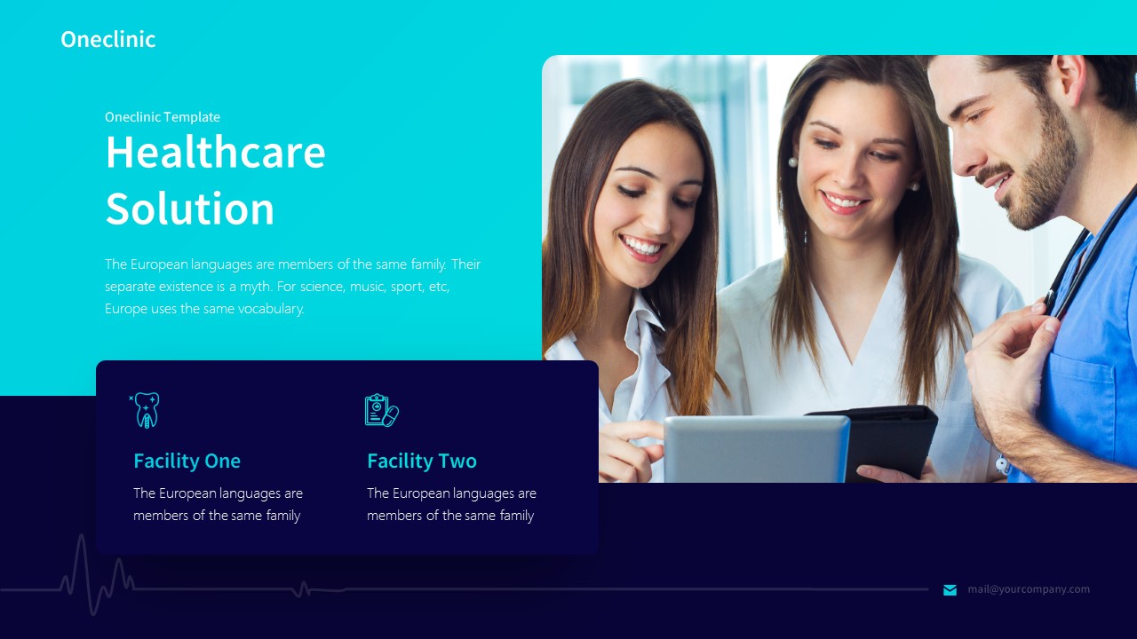 OneClinic Medical PowerPoint Template, Presentation Templates ...