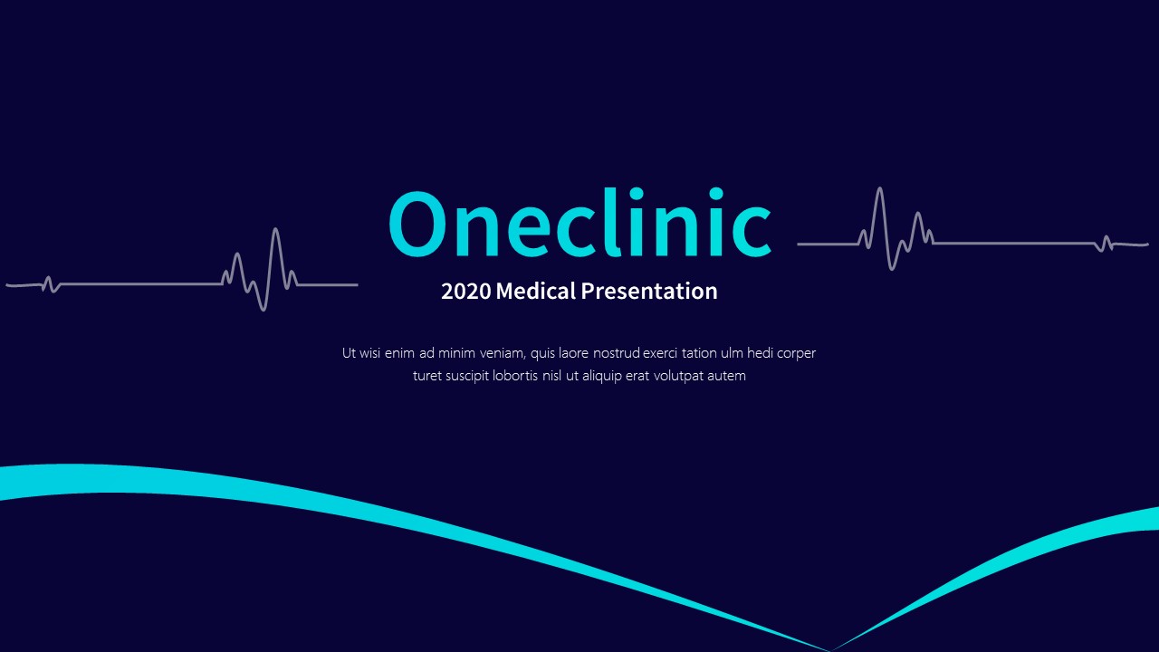 OneClinic Medical PowerPoint Template, Presentation Templates ...