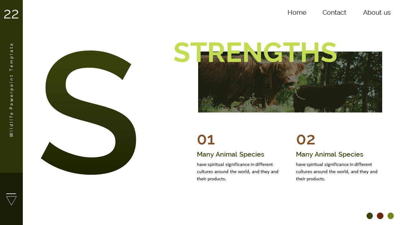 Wildlife Animal Presentation Template, Presentation Templates ...