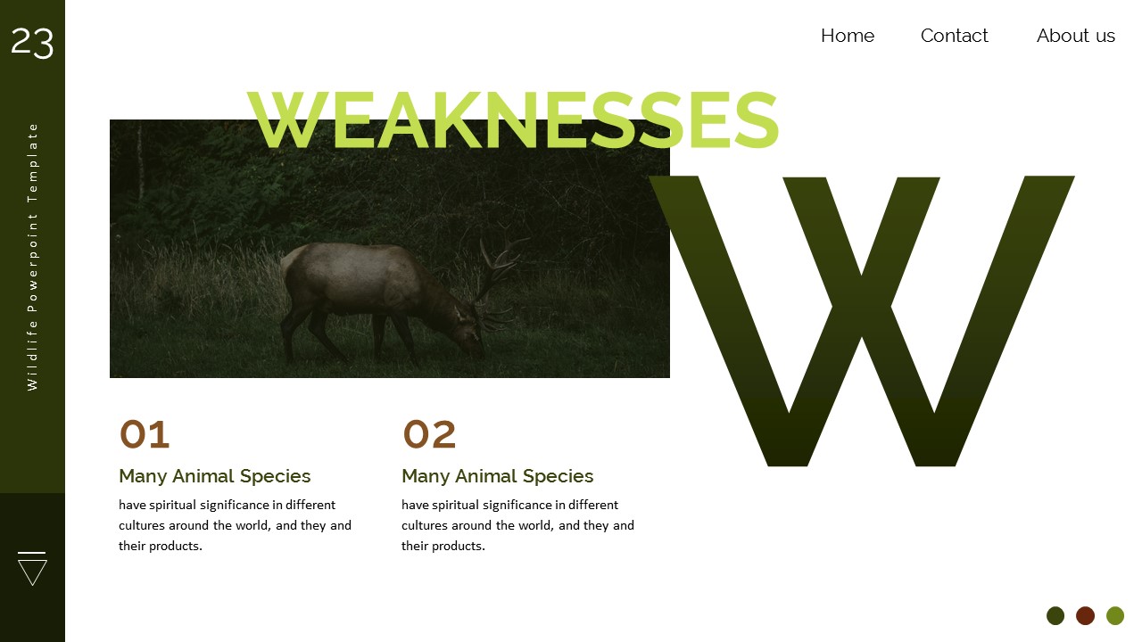 Wildlife Animal Presentation Template, Presentation Templates ...