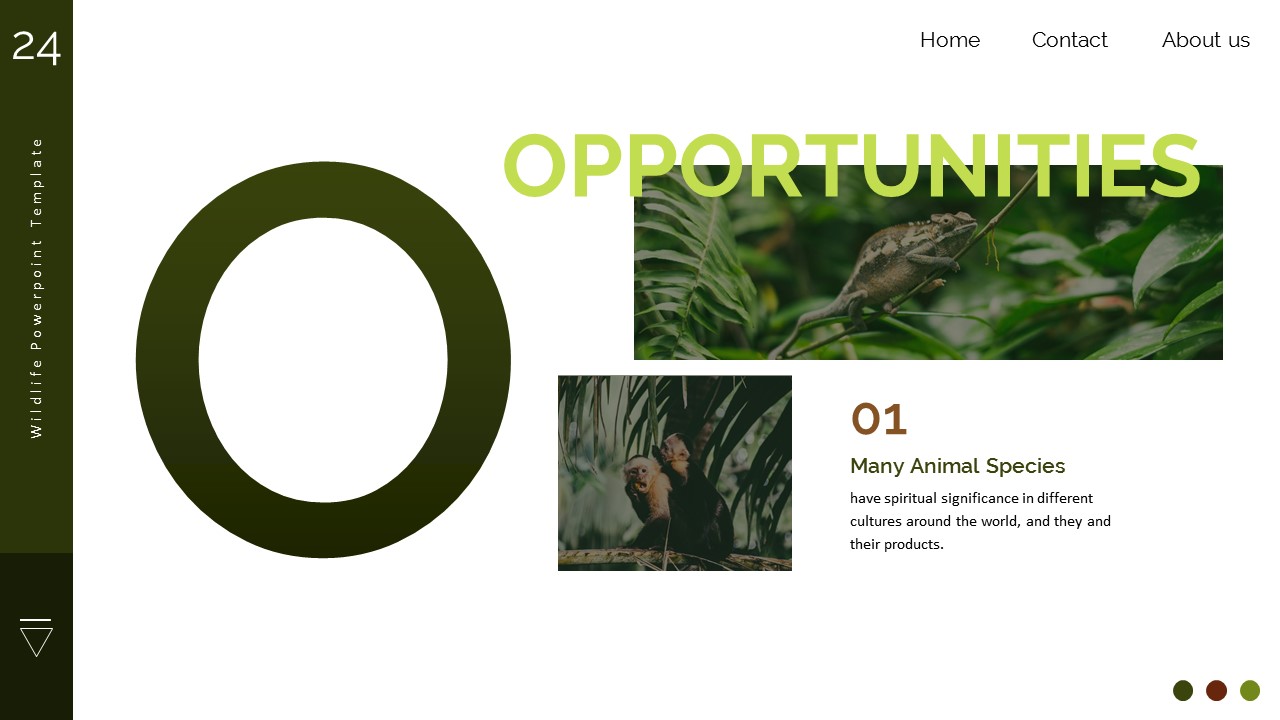 Wildlife Animal Presentation Template, Presentation Templates ...