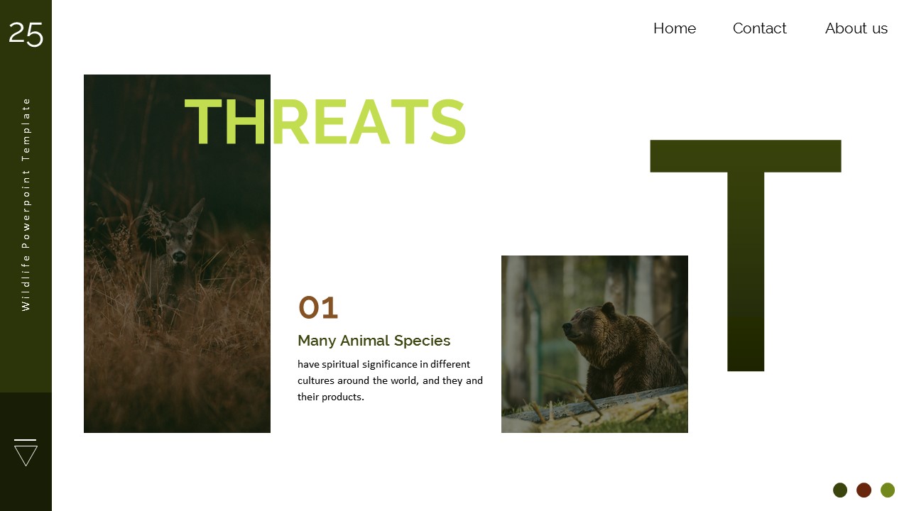 Wildlife Animal Presentation Template, Presentation Templates ...
