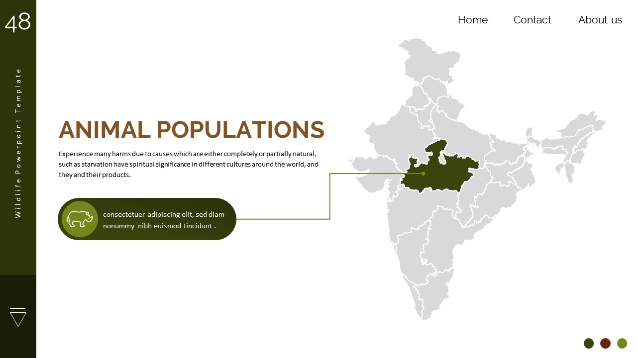 Wildlife Animal Presentation Template, Presentation Templates ...