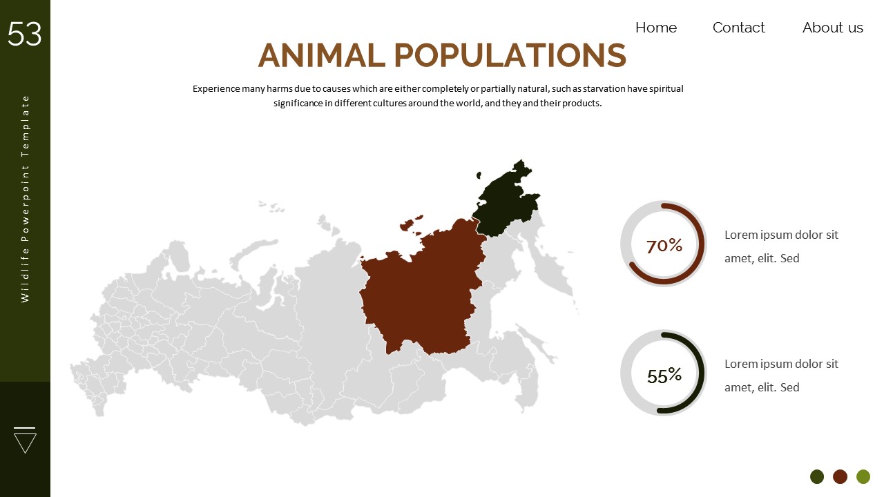 Wildlife Animal Presentation Template, Presentation Templates ...