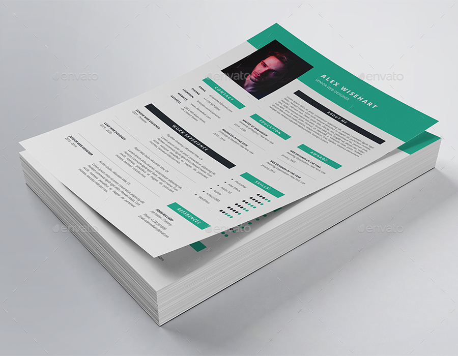 Resume/CV, Print Templates | GraphicRiver