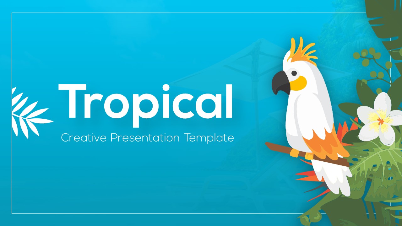 Tropical Travel Presentation Template, Presentation Templates ...