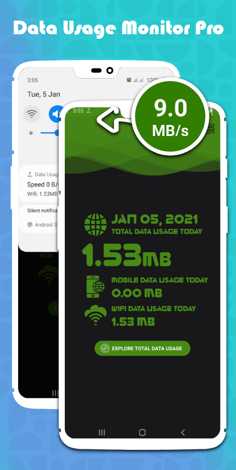 Data Usage Monitor Pro - with amazing UI by 00sanoj00 | CodeCanyon