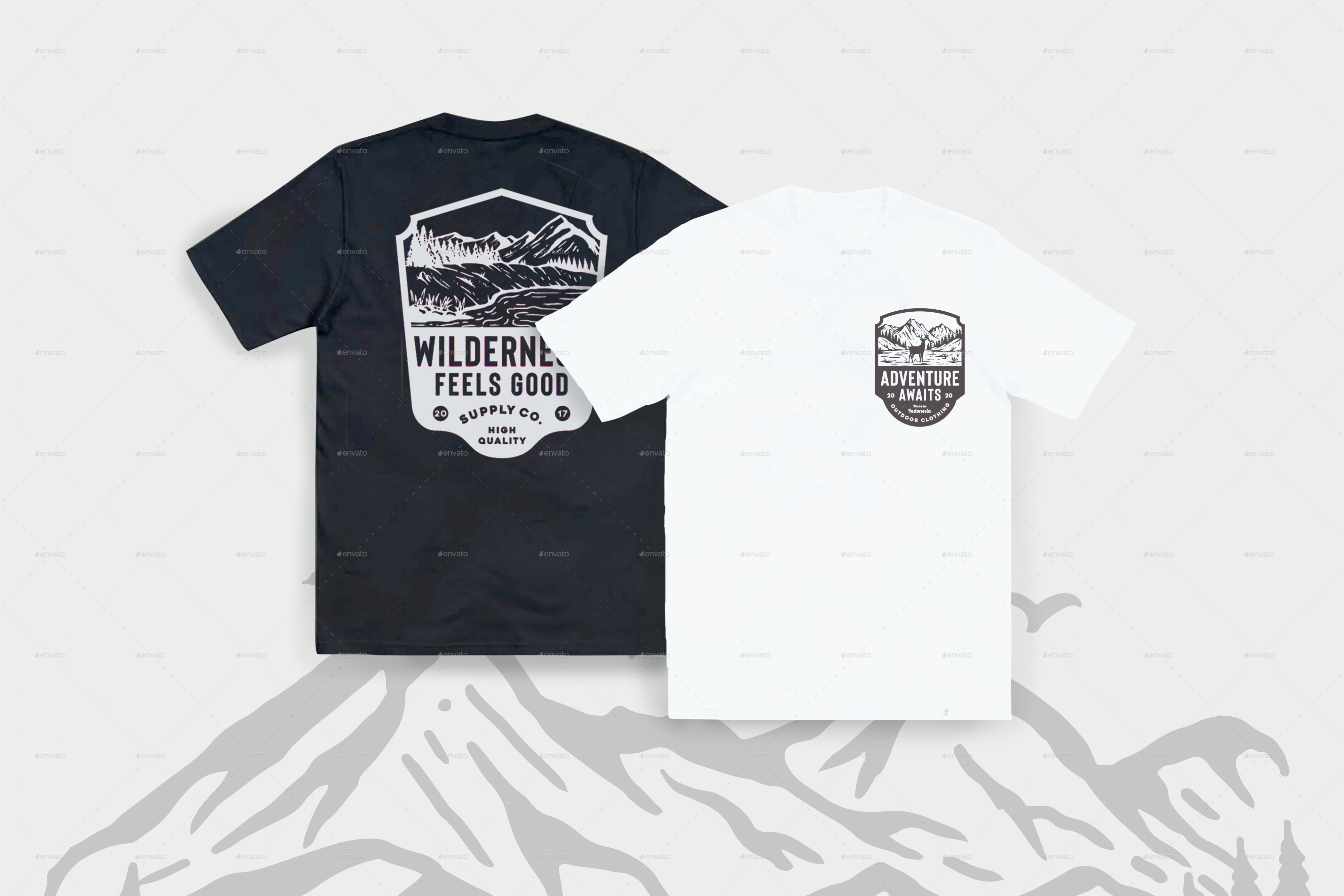 Mountain Logo And Badges Vol. I, Vectors | GraphicRiver