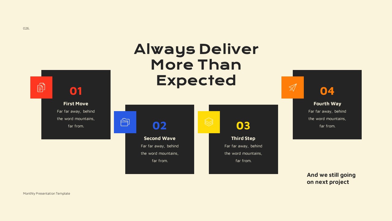 Monthly Creative PowerPoint Template, Presentation Templates | GraphicRiver