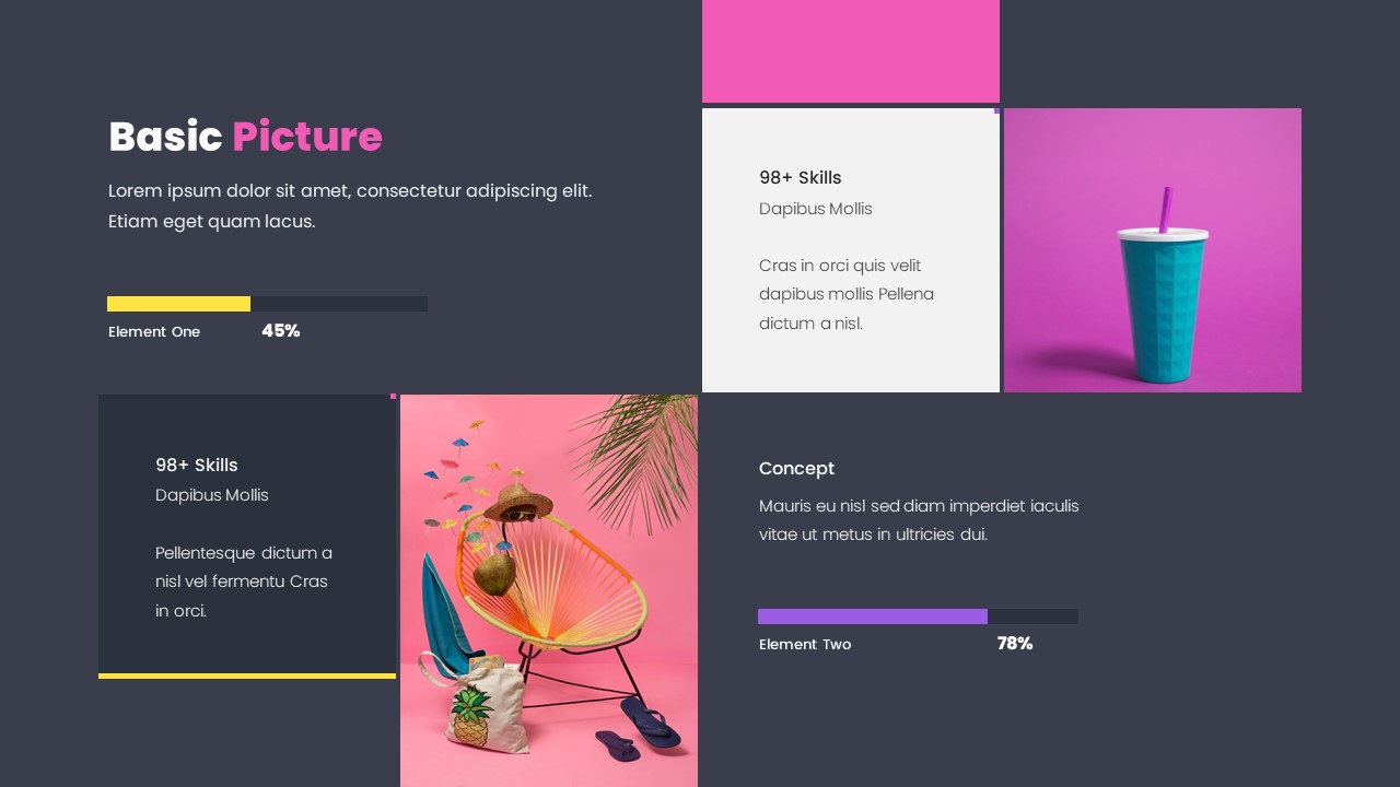 Blee - Business GoogleSlide Presentation Template, Presentation Templates