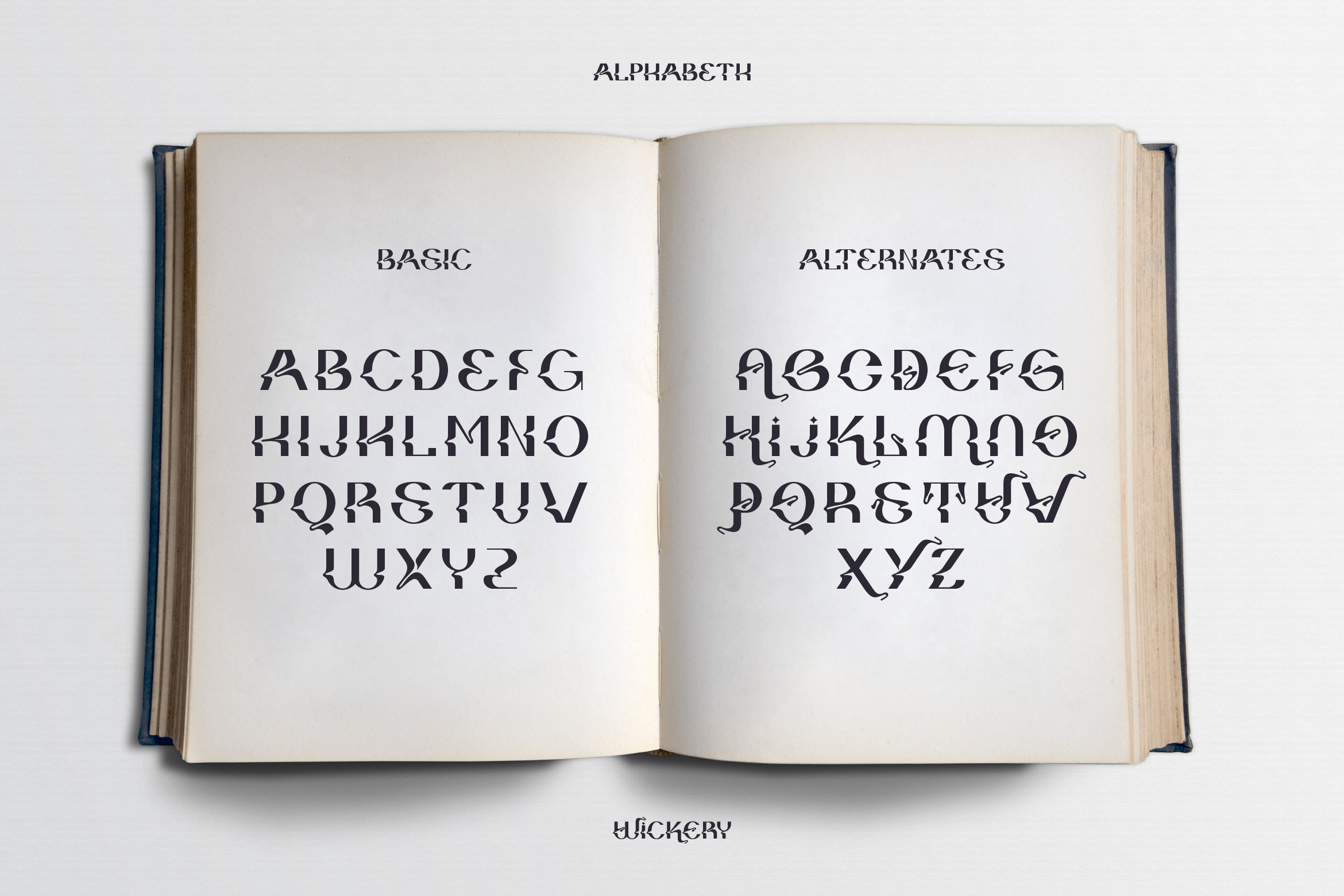 WICKERY - Brutalism Font, Fonts | GraphicRiver