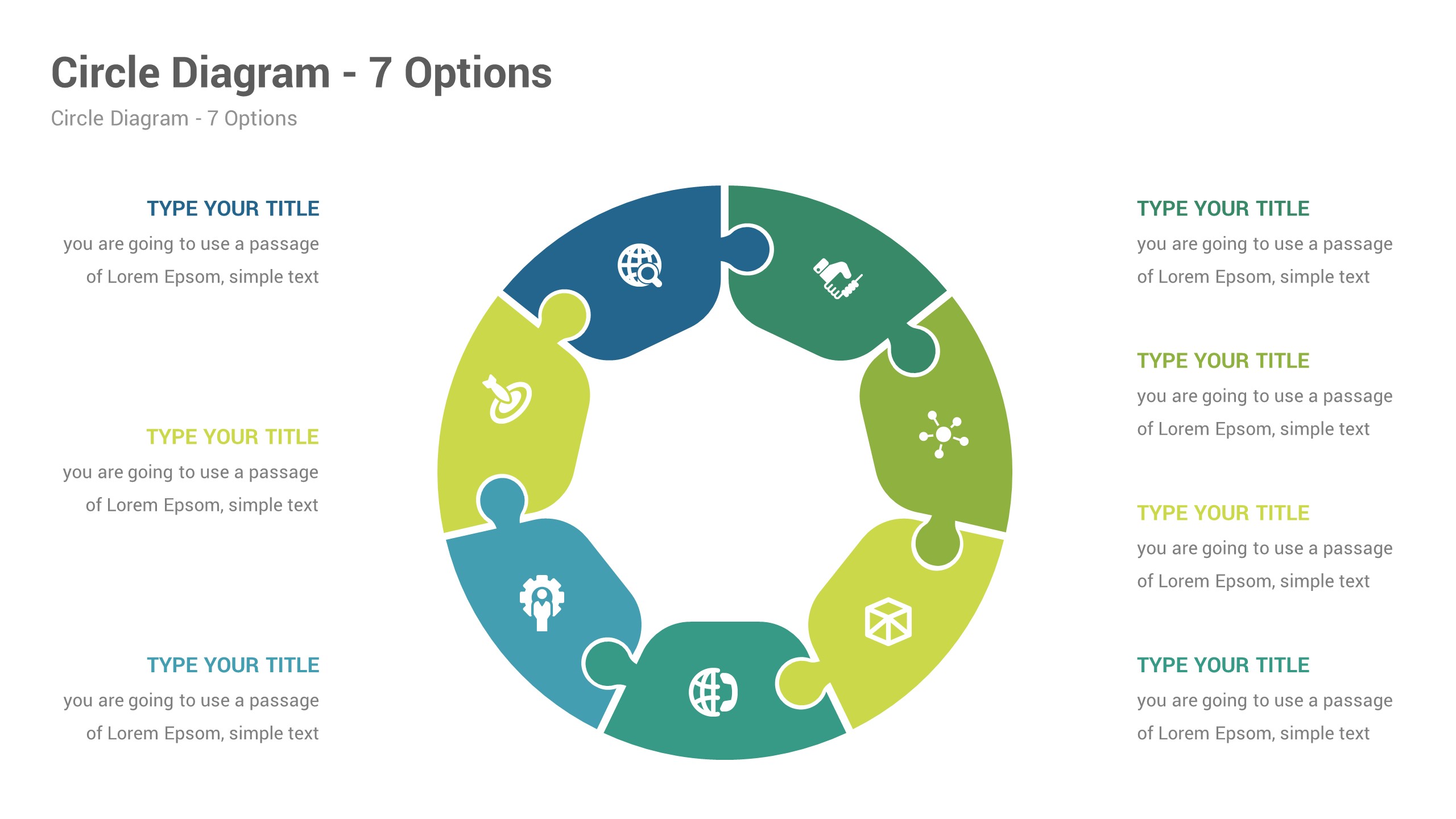 Circle Diagrams Infographics Keynote Template, Presentation Templates